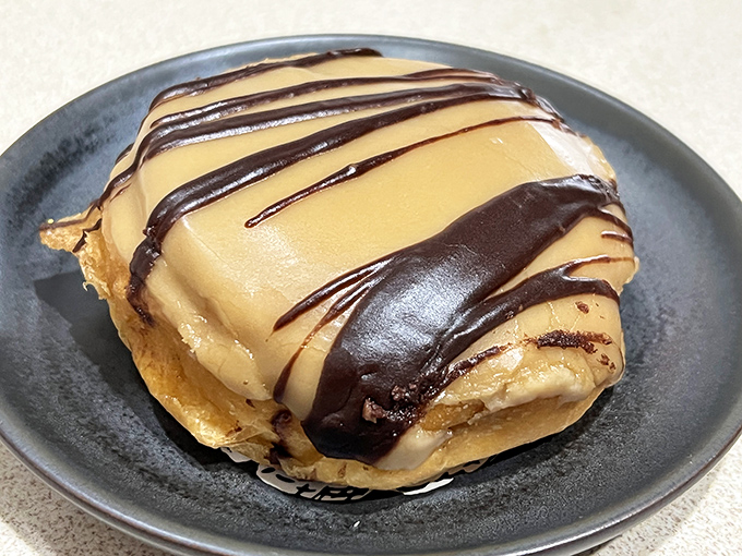 The Chocolate Caramel Cheesecake donut isn't just breakfast&mdash;it's an event. Whoever said you can't have dessert first never met this beauty.