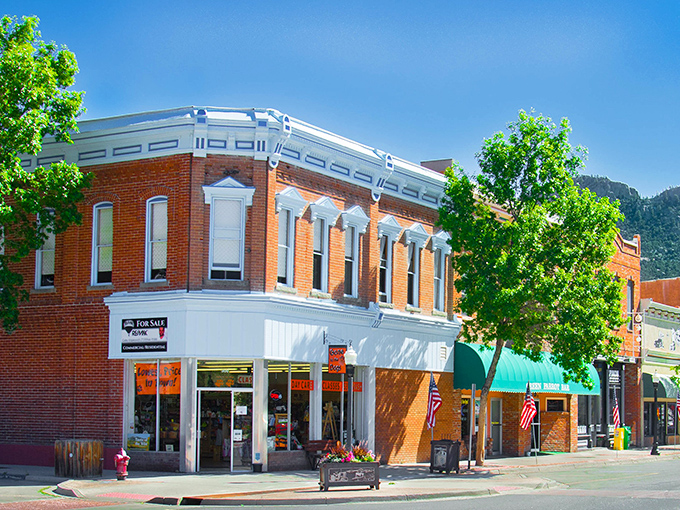 These beautifully preserved commercial buildings along East Main Street showcase the architectural heritage that gives Buena Vista its distinctive character.