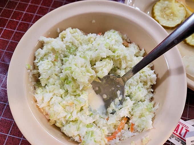 Coleslaw that actually deserves a place at the table&mdash;creamy, crunchy, and clearly made by someone who cares about cabbage.