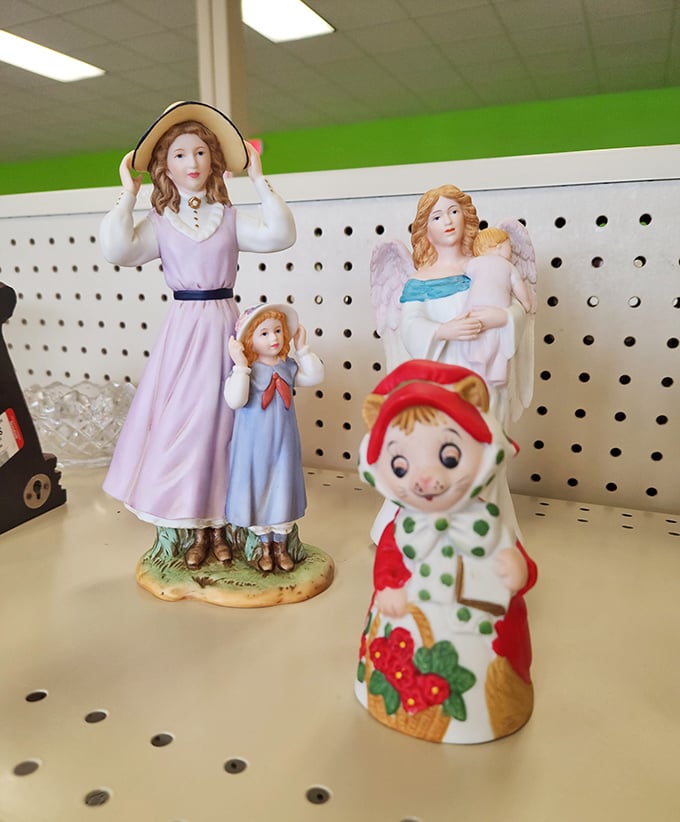 The figurine family reunion nobody asked for, yet somehow everyone needs. That little elf bell might just be your next conversation starter.