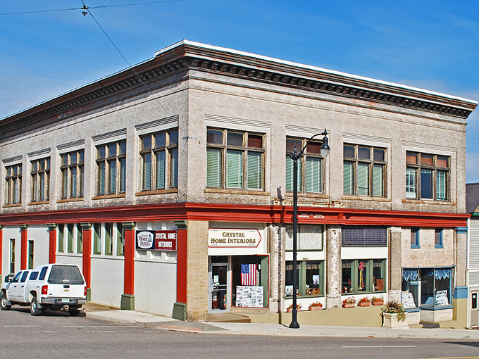 When buildings had personality and storefronts had purpose. This isn't some hipster renovation&mdash;Crystal Falls has been keeping it authentic since before authentic was cool.