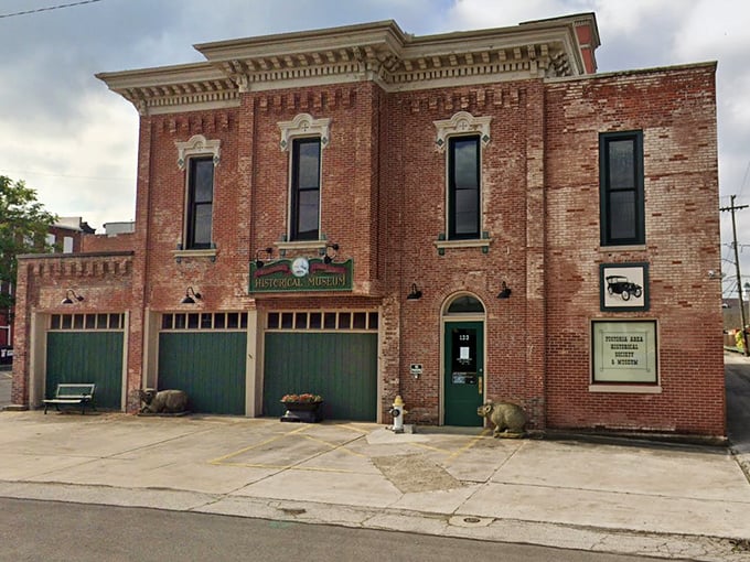 Housed in what appears to be a former firehouse, Fostoria's Historical Museum preserves local stories in a building with as much character as its exhibits.