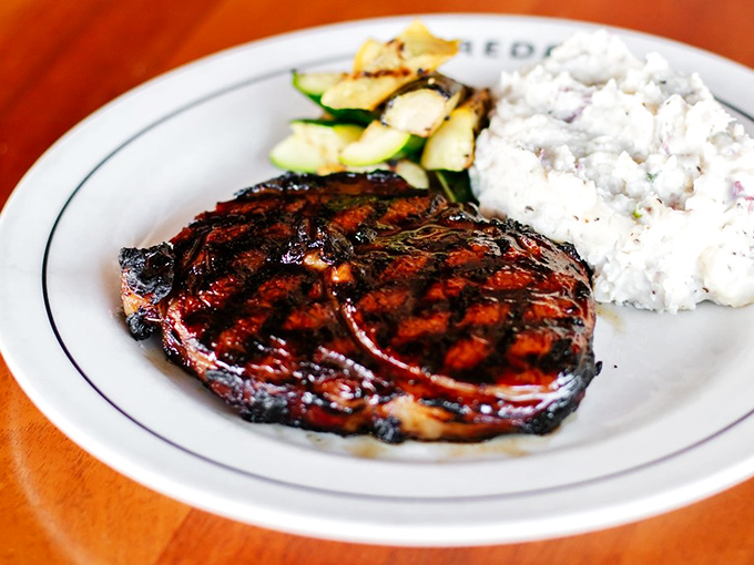 The Hawaiian Ribeye brings island flavors to the heartland, a vacation for your taste buds without the airfare.