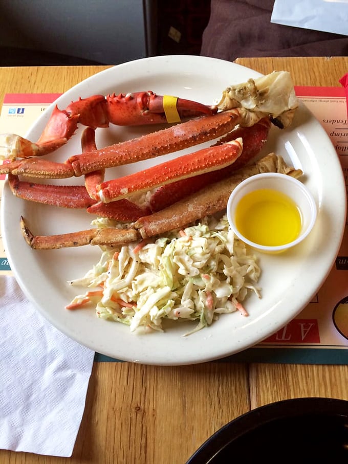 These king crab legs aren't just dinner &ndash; they're an engineering challenge worth tackling. The melted butter is basically liquid gold.