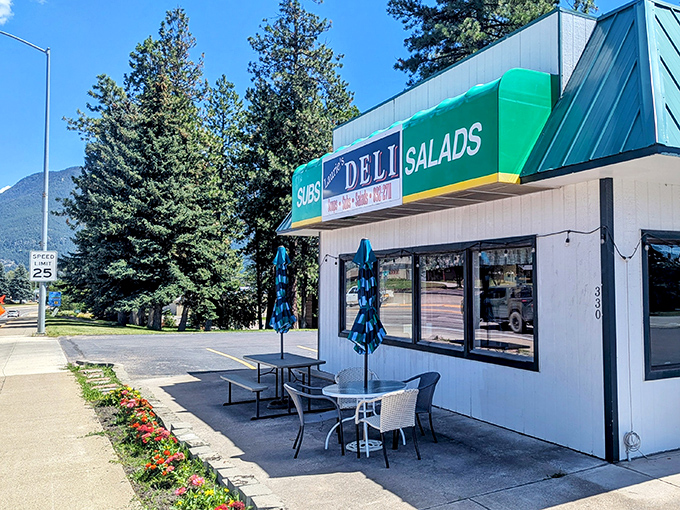 Laurie's Deli serves up lunch with a side of mountain views that make ordinary sandwiches taste extraordinary.