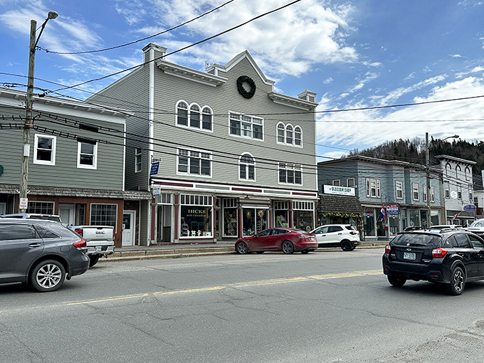 Main Street Colebrook could be a movie set for "Quintessential New England Town," complete with historic architecture and not a chain store in sight.
