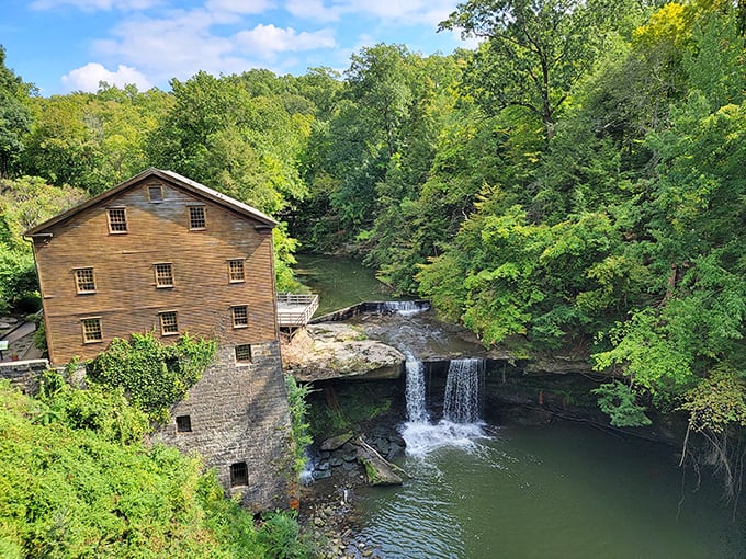 Lanterman's Mill cascades peacefully, offering Instagram-worthy views that won't cost you a European vacation budget.