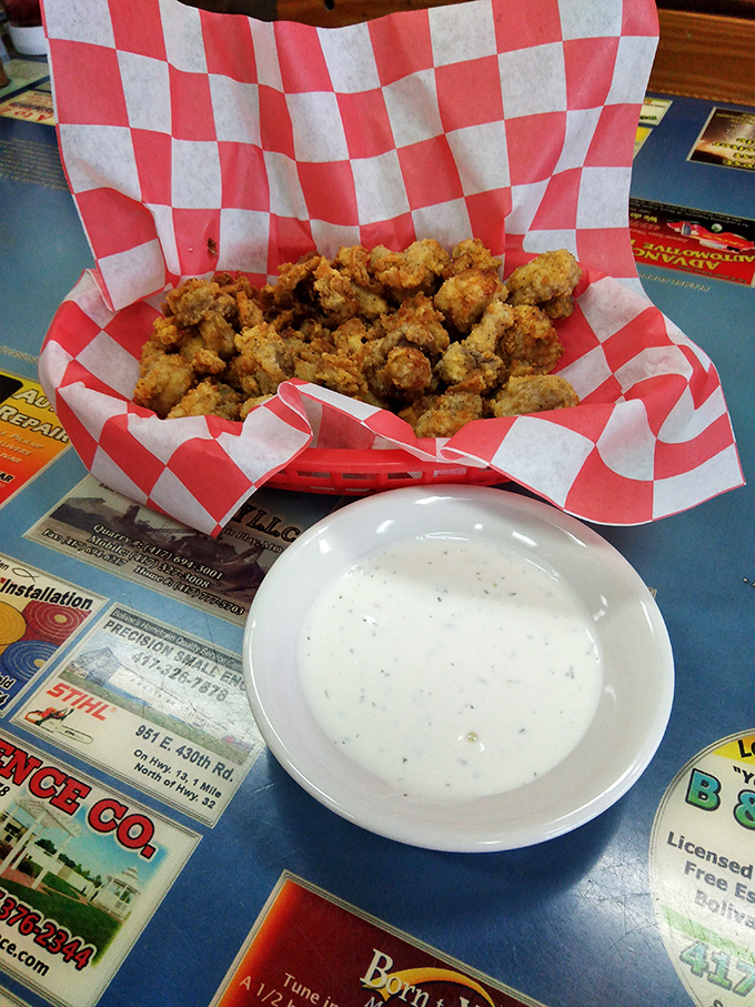 These golden-fried mushrooms aren't just appetizers, they're little umami bombs waiting to explode with flavor, especially when dunked in that creamy ranch.