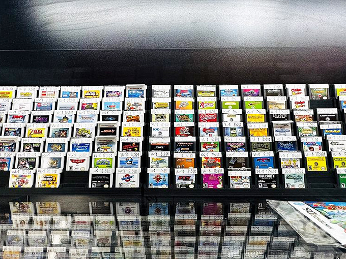 Gaming nostalgia in tiny cartridges! These Nintendo treasures represent countless hours of adventure, from Zelda to Pok&eacute;mon and beyond.
