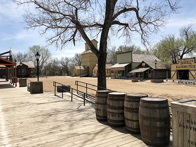 Old Cowtown Museum transports you back to when "going viral" meant catching something at the saloon. Those wooden barrels have stories to tell.
