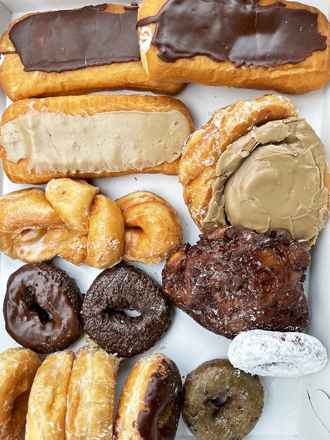 When your pastry selection looks like this, calling in sick to work suddenly seems like a reasonable life choice.