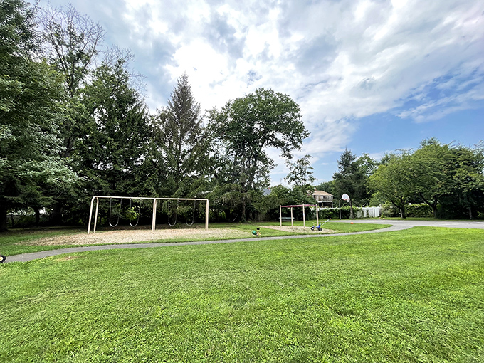 Childhood simplicity meets academic excellence&mdash;even future Nobel laureates need swing sets and slides between quantum physics breakthroughs.