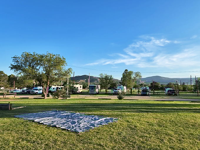 Raton's KOA Journey offers mountain views that five-star hotels would charge triple for. Your RV never had such a photogenic&mdash;and economical&mdash;parking spot.