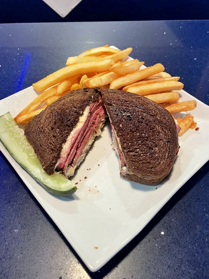 The Reuben sandwich&mdash;where corned beef, sauerkraut, and Swiss cheese come together in a harmony that rivals the Boston Pops.