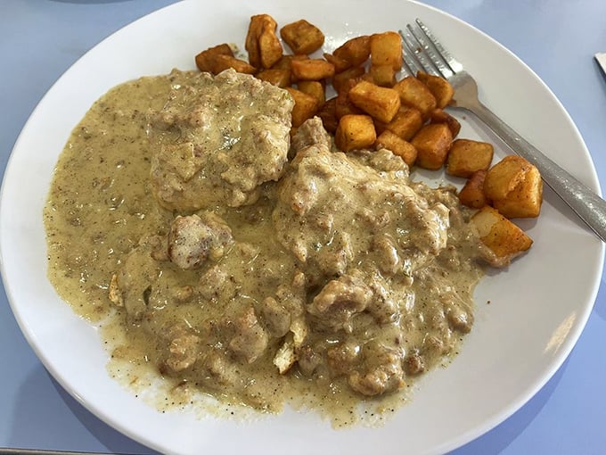 Biscuits and gravy: Southern comfort that whispers, "Go ahead, take a nap afterward. You've earned it."