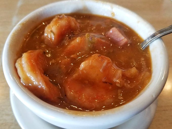 Maryland crab soup that warms the soul. Each spoonful tells a story of the Chesapeake, with chunks of crab playing the starring role.