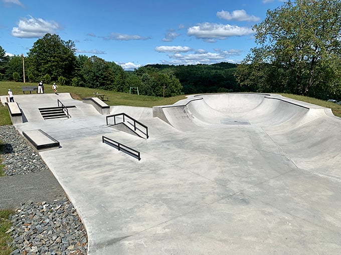 Brattleboro's skatepark offers concrete waves for landlocked Vermont surfers, with ramps and bowls that would make Tony Hawk nod in approval.