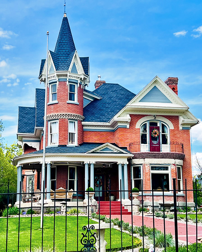 Victorian architecture that whispers "they don't make 'em like this anymore." This historic home stands as a red-brick testament to craftsmanship.