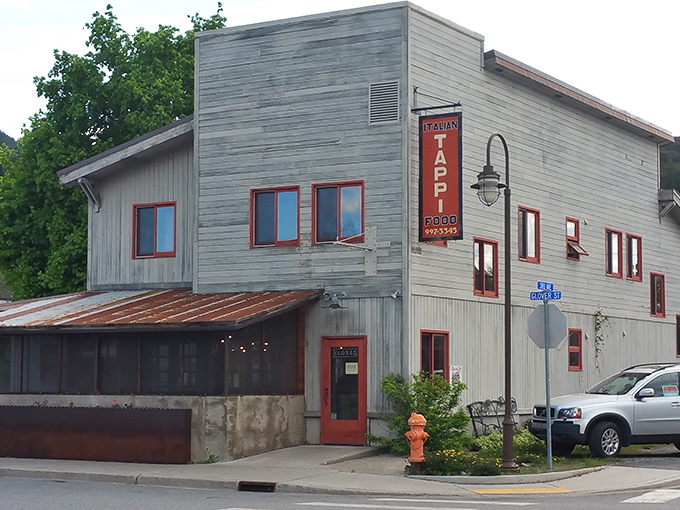 Red door, weathered wood, and craft beer &ndash; the Tappi beckons weary hikers and locals alike into its cozy embrace on Glover Street.