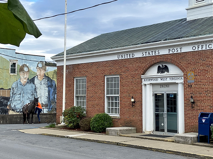 The Richwood Post Office isn't just a place for mail&mdash;it's where news travels faster than the letters and packages it processes.