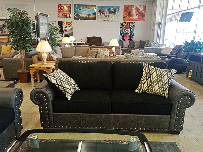 Living room inspiration station&mdash;where couches aren't just furniture but launching pads for naps, conversations, and Netflix marathons.