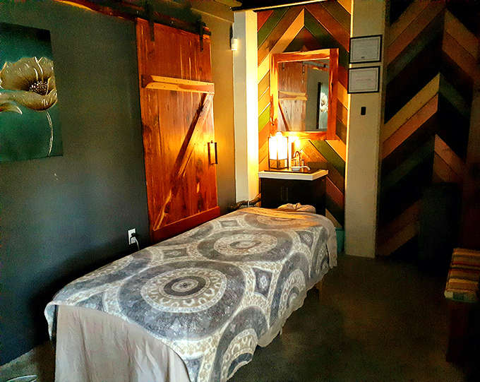 Rustic charm meets modern comfort in local wellness spaces, where relaxation doesn't come with big-city surcharges or pretentious Sanskrit terms.