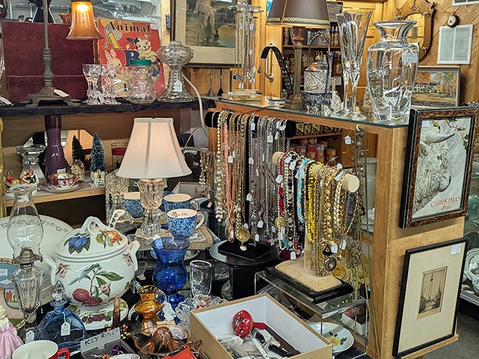 A kaleidoscope of vintage sparkle &ndash; from delicate pearls to statement pieces that would make Iris Apfel nod in approval.