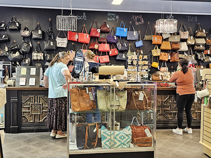 The handbag wall&mdash;where Coach, Kate Spade, and Michael Kors hang like trophies, waiting for savvy shoppers to claim bragging rights at a fraction of retail.