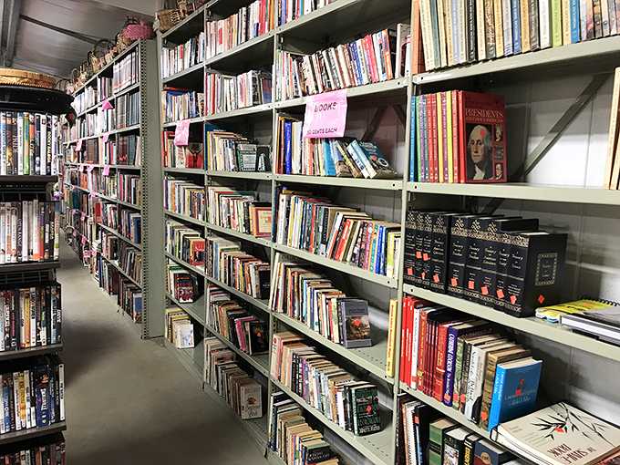 A bibliophile's dream come true&mdash;shelves upon shelves of stories waiting to be discovered, from presidential biographies to forgotten bestsellers of yesteryear.