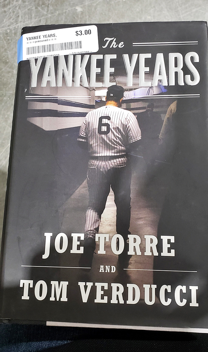 For just $3, Joe Torre's Yankees memories can be yours. Books: the only addiction where having too many is considered charming.