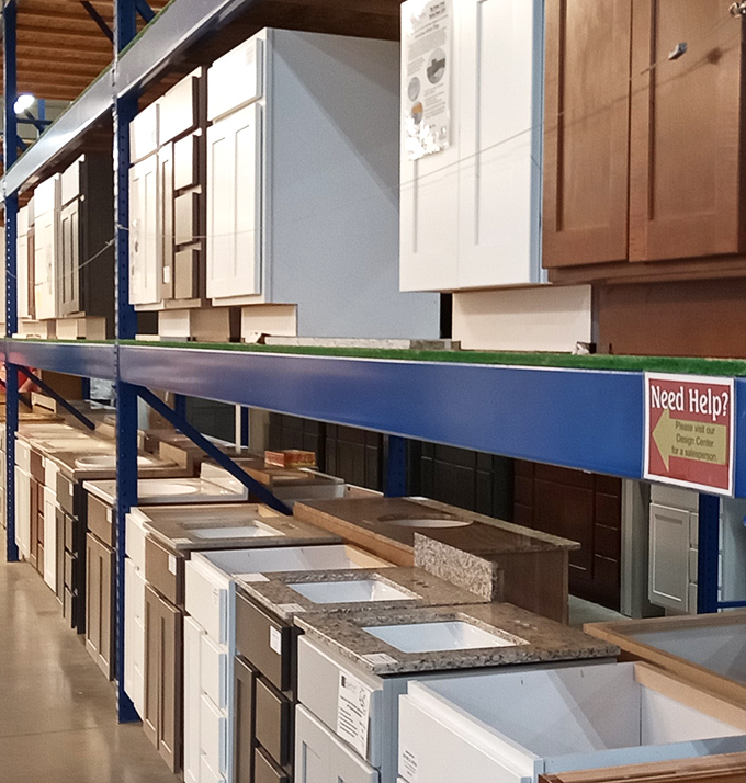 Kitchen cabinets and countertops at prices that make home renovation dreams suddenly seem possible &ndash; no wonder DIY enthusiasts make the pilgrimage to North Judson.