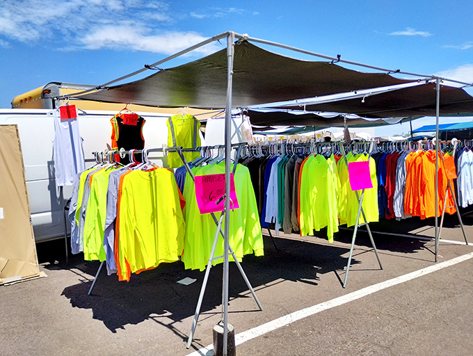Neon dreams and fashion finds! These high-visibility shirts could save your life or just make you the brightest personality at the barbecue.