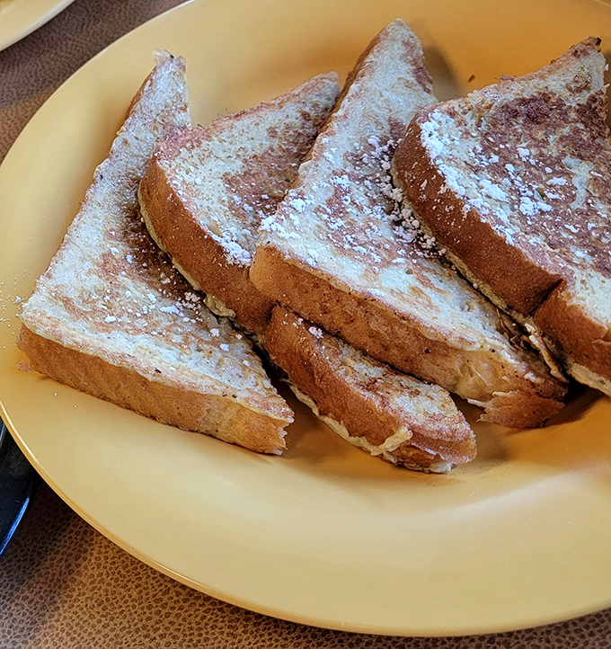 French toast dusted with powdered sugar &ndash; simple breakfast perfection that doesn't need Instagram filters to look absolutely irresistible.