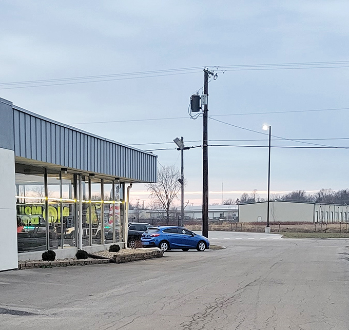 No fancy storefront needed when word-of-mouth is your best advertisement. The packed parking lot tells the real story.