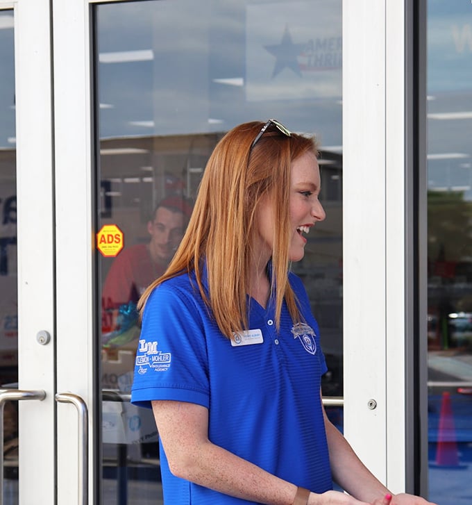 That smile says it all&mdash;the joy of helping someone find exactly what they didn't know they needed at a price that keeps everyone grinning.