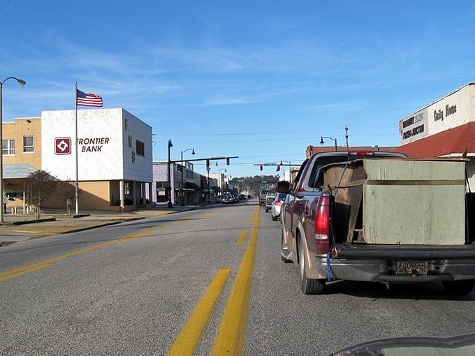 Traffic in Sylacauga moves at a pace that suggests everyone agreed chaos just isn't worth the stress it causes.