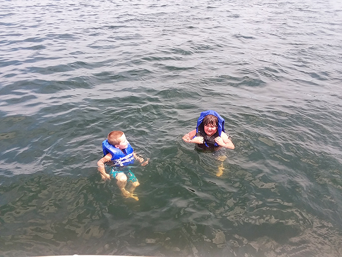 Childhood summer memories in the making. These crystal waters have been cooling off generations of Arkansans and creating lifetime swimmers.