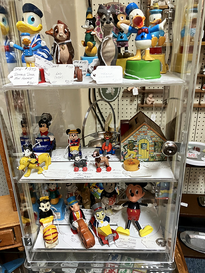 Mickey, Donald, and friends frozen in vintage glory. These Disney figurines have been bringing joy since before streaming services, when imagination was the best special effect.