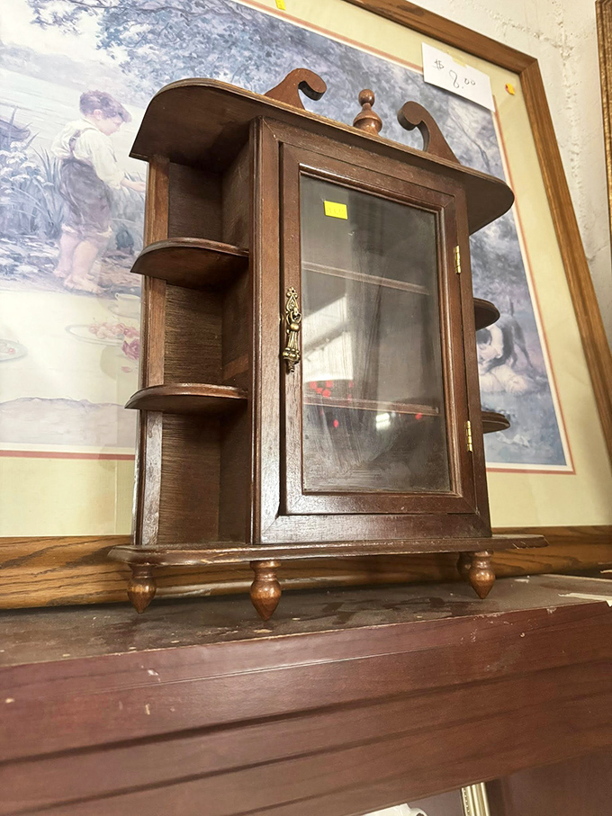 Not just a cabinet&mdash;a time capsule of craftsmanship. They don't make display cases with this kind of character and detail anymore.