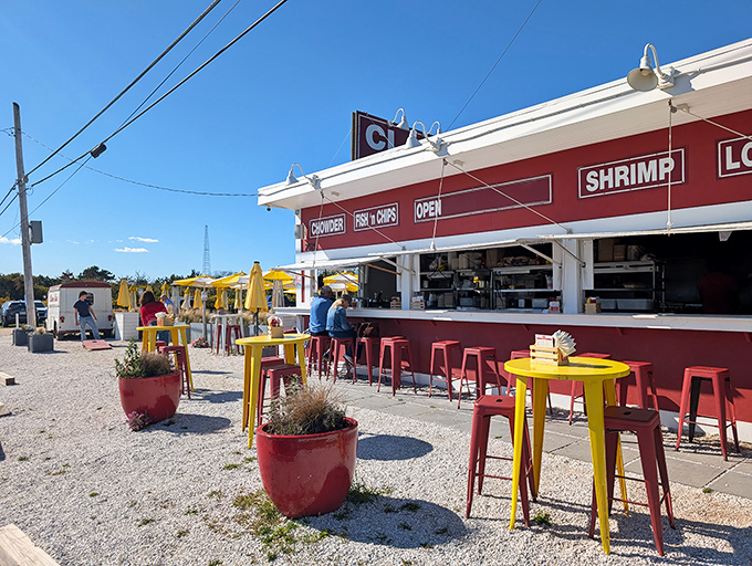 Clam Bar in Amagansett is a best-kept secret, hidden behind an unassuming roadside exterior and serving legendary lobster rolls.