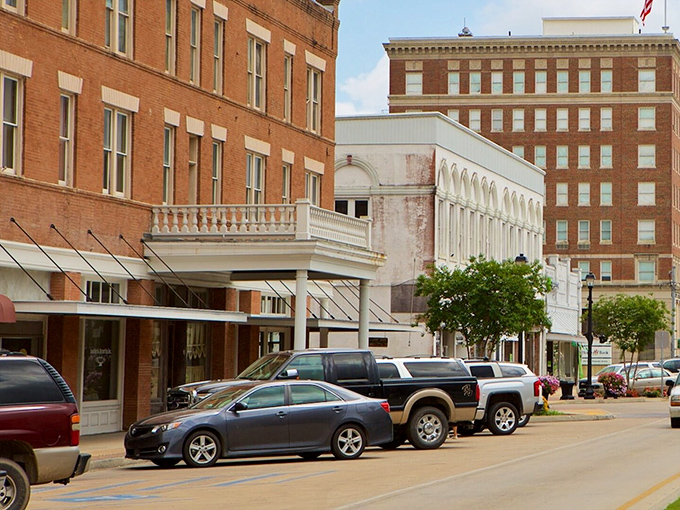 Crowley's historic downtown buildings stand as testaments to craftsmanship from an era when details mattered and corners weren't cut.