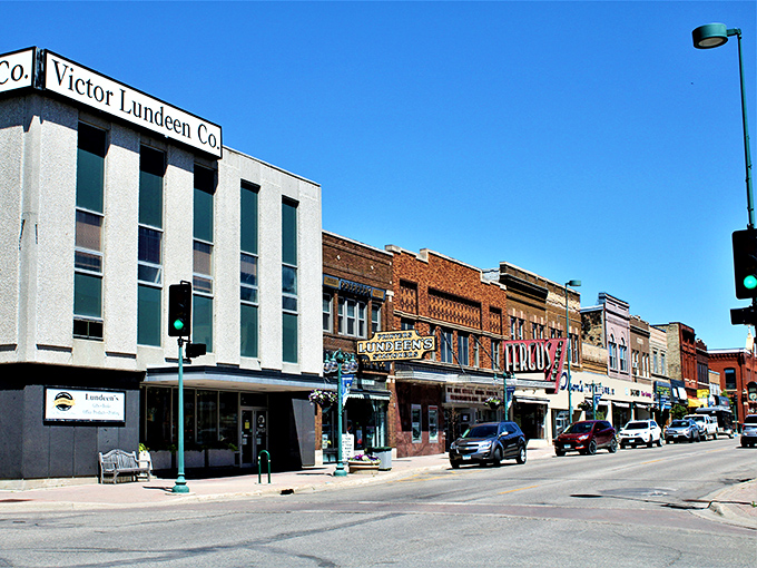 Fergus Falls' historic downtown looks like it jumped straight out of a Hallmark movie. Brick buildings and local shops create that "everybody knows your name" feeling.