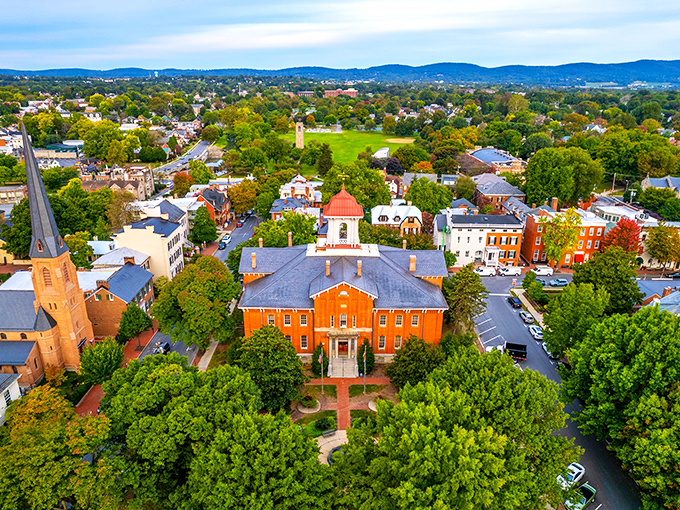 Frederick's skyline is a masterclass in architectural harmony. That orange courthouse dome is like the cherry on a historical sundae!
