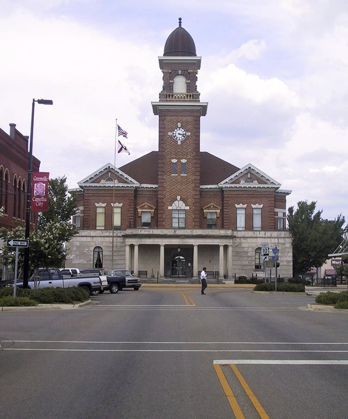 Greenville's Butler County Courthouse &ndash; where small-town governance happens in a building that looks like it belongs on a movie set.