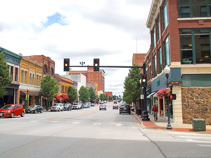 Joplin's downtown corridor invites leisurely strolls past colorful storefronts where local businesses thrive in brick-lined harmony.