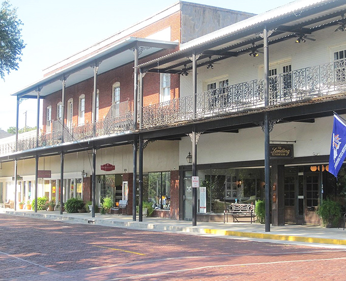 Natchitoches' historic buildings sport elegant wrought-iron balconies, a touch of New Orleans charm without the New Orleans housing prices.