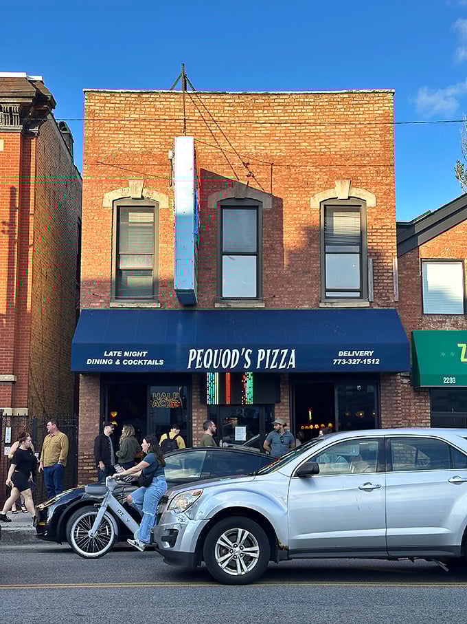 Pequod's unassuming brick facade hides Chicago's most cult-worthy pizza. Those caramelized crusts have launched a thousand food pilgrimages.
