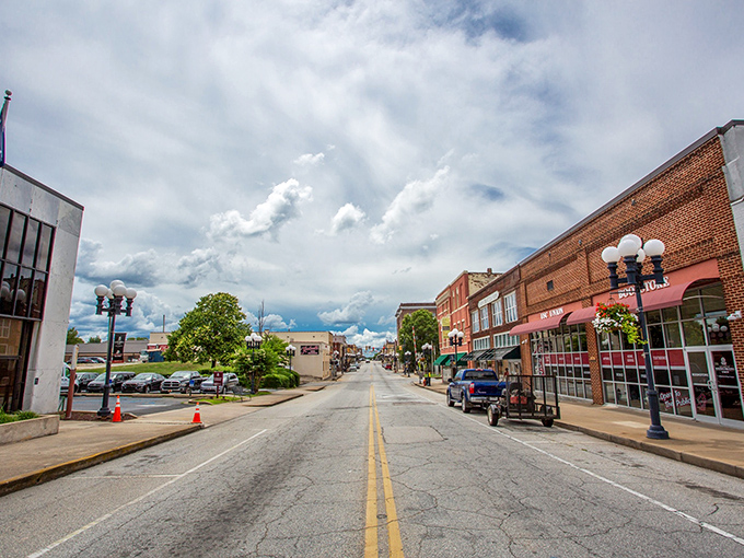 Union's Main Street offers that perfect small-town vibe where your Social Security check might actually cover more than just the basics.