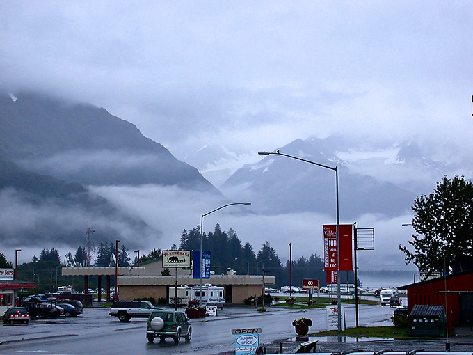 When fog rolls through these peaks, it's like living inside a Bob Ross painting that changes hourly.