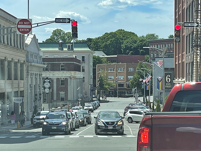 Downtown streets buzz with activity, where local shops and historic buildings create that perfect small-city vibe.